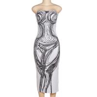 China OEM maufactory 2023 Spring European and Americanwomen s clothing 3d printed material sleeveless custom apparel for sale