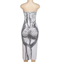 China OEM maufactory 2023 Spring European and Americanwomen s clothing 3d printed material sleeveless custom apparel for sale