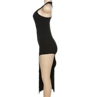 China OEM maufactory European and American style women's clothing round neck  polyester sleeveless for sale