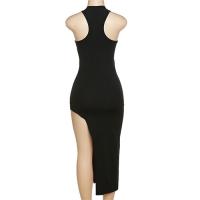 China OEM maufactory European and American style women's clothing round neck  polyester sleeveless for sale