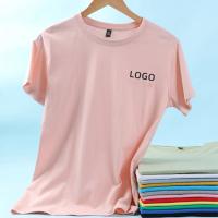 China Oem Factory Manufacturer Custom Logo Classic Crewneck Cotton T-Shirt for sale