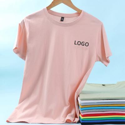 China Oem Factory Manufacturer Custom Logo Classic Crewneck Cotton T-Shirt for sale