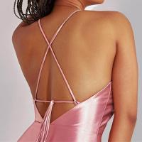 China OEM maufactory 2023 custom apparel spring and summer women's new fashion sleeveless short   v -neck dress for sale
