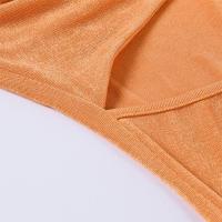 China OEM maufactory Holiday style shoulder hollow polyester sleeveless  women's sexy skirt fashion hot girl slim skirt for sale