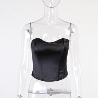 China OEM maufactory 2023 spring and summer new fish bone polyester  small vest female for sale