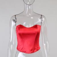 China OEM maufactory 2023 spring and summer new fish bone polyester  small vest female for sale