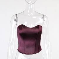 China OEM maufactory 2023 spring and summer new fish bone polyester  small vest female for sale