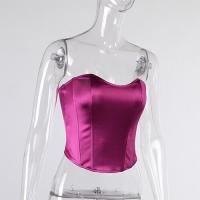 China OEM maufactory 2023 spring and summer new fish bone polyester  small vest female for sale