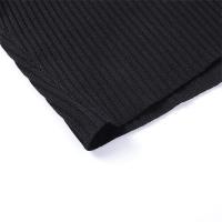 China OEM maufactory Pure color street sweater farbic female slim turtlenecks long sleeve warm and base short casual wild top for sale