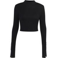 China OEM maufactory Pure color street sweater farbic female slim turtlenecks long sleeve warm and base short casual wild top for sale