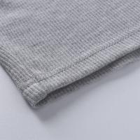China OEMmaufactory Autumn  New Slim Solid Sympotic cotton v-neck Long -sleeved Top for sale