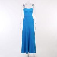 China OEM maufactory Women's skirt 2022 Autumn new sexy polyester  wool sleeveless skirt dress for sale