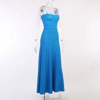 China OEM maufactory Women's skirt 2022 Autumn new sexy polyester  wool sleeveless skirt dress for sale