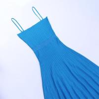 China OEM maufactory Women's skirt 2022 Autumn new sexy polyester  wool sleeveless skirt dress for sale