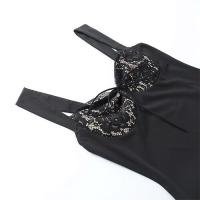 China OEM maufactory Skirts Autumn cross -border new sexy sleeveless lacewave collar short skirt dress for sale