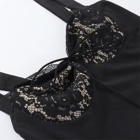 China OEM maufactory Skirts Autumn cross -border new sexy sleeveless lacewave collar short skirt dress for sale