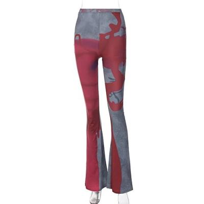 China OEM  maufactory European and American printed long trousers for sale