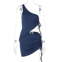 China OEM maufactory European and OEM American style 2023 Summer polyester short skirt set women for sale