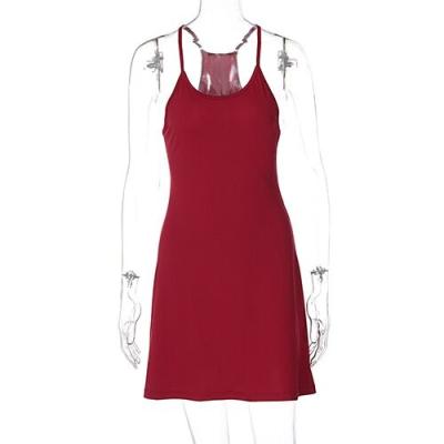 China OEMmaufactory  European American Style Summer Polyester Short Skirt Set Women for sale
