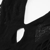 China OEM maufactory European American Summer Polyester Sexy Hot Spicy Grid Dress for sale