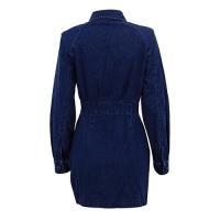 China OEM maufactory European American Women'S Polyester Clothing Long Sleeved Pull Over Dress for sale