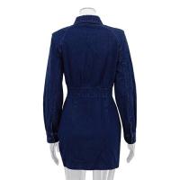 China OEM maufactory European American Women'S Polyester Clothing Long Sleeved Pull Over Dress for sale