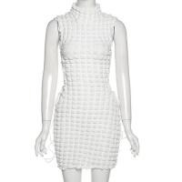 China OEM maufactory Polyester Spring Summer Round Neck Sleeveless Sexy Belt European American Style for sale