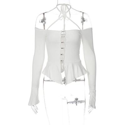 China OEM maufactory Women'S Clothing Polyester Cotton Custom Apparel Long Sleeve Sexy Skirts for sale