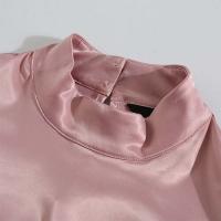 China OEMmaufactory  Cross -border 2021 women's new European and American pleated long -sleeved shirt sweet top f for sale