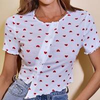 China OEM Women'S Clothing Spring And Summer INS Button Exposed Navel Short for sale