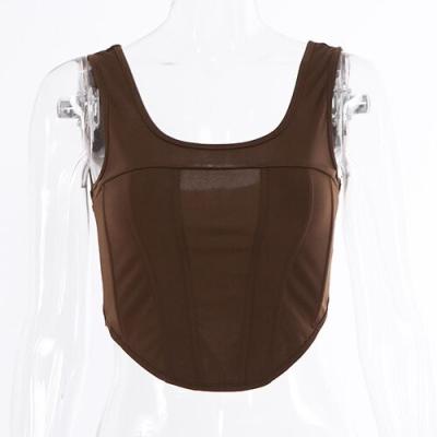 China OEM European And American Women'S Clothing Expose Umbilical Vest Short External for sale