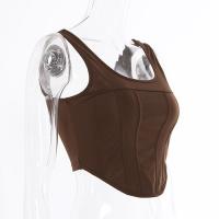 China OEM European And American Women'S Clothing Expose Umbilical Vest Short External for sale