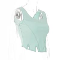 China OEM European And American Small Vests Female Sexy Umbilical Jackets for sale