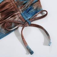 China OEM Summer One Word Back - Back Top Jacket Tie Dye Camisole Small Vest for sale