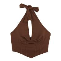 China OEM maufactory European cross -border new women's European and American sexy vest hanging neck tie v -neck for sale