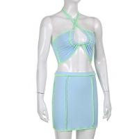 China OEM manufactory spring and summer new women's anti -car contrasting color pumping hollow hanging neck s for sale