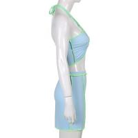China OEM manufactory spring and summer new women's anti -car contrasting color pumping hollow hanging neck s for sale