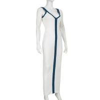 China OEM manufactory 2023 Cross -border European and American  V -line low -necked sleeveless slim temperament for sale