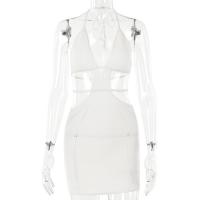 China OEM maufactory Europe and the United States 2023 spring and summer new knit sweater dress sexy pure desire hot girl for sale