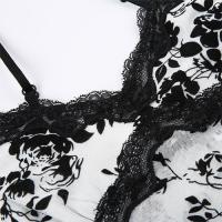 China Hot Girl Fenglei Lace Implanted Velvet Printed Camisole OEM European American for sale