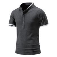 China OEM Foreign Trade Summer Men'S Casual Short Sleeved T -Shirt Basic Pure Color for sale