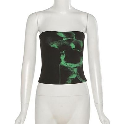 China OEM Summer Women'S Solid Color Slim Fitting Navel European American Style for sale