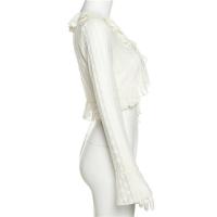 China OEM Spring Women'S Solid Color Slim Fitting Navel Fashion European And American Style for sale