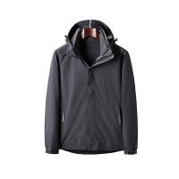 China Full Zip Outdoor Windbreaker Jacket Winter Snow Coat Men'S Hooded Jacket With Pockets for sale