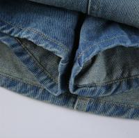 China Oem Factory Manufacturer Custom Logo Hip Skirt Lady Short Denim Skirt Custom Denim Clothing for sale