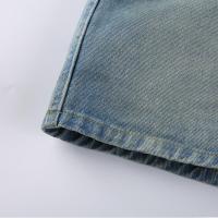 China Oem Factory Manufacturer Custom Logo Hip Skirt Lady Short Denim Skirt Custom Denim Clothing for sale