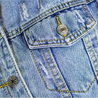 China ​Oem Factory Manufacturer Custom Logo Distressed Cropped Jacket Vintage Wash Denim Coat for sale