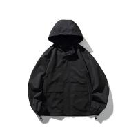 China Oem Factory Manufacturer Custom Logo Windproof Vintage Campus Men Hooded Jacket for sale