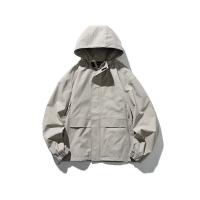 China Oem Factory Manufacturer Custom Logo Windproof Vintage Campus Men Hooded Jacket for sale