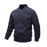 China Oem Factory Manufacturer Custom Logo Windbreaker Spring Fall Full Zip Outwear Casual Thin Coat for sale